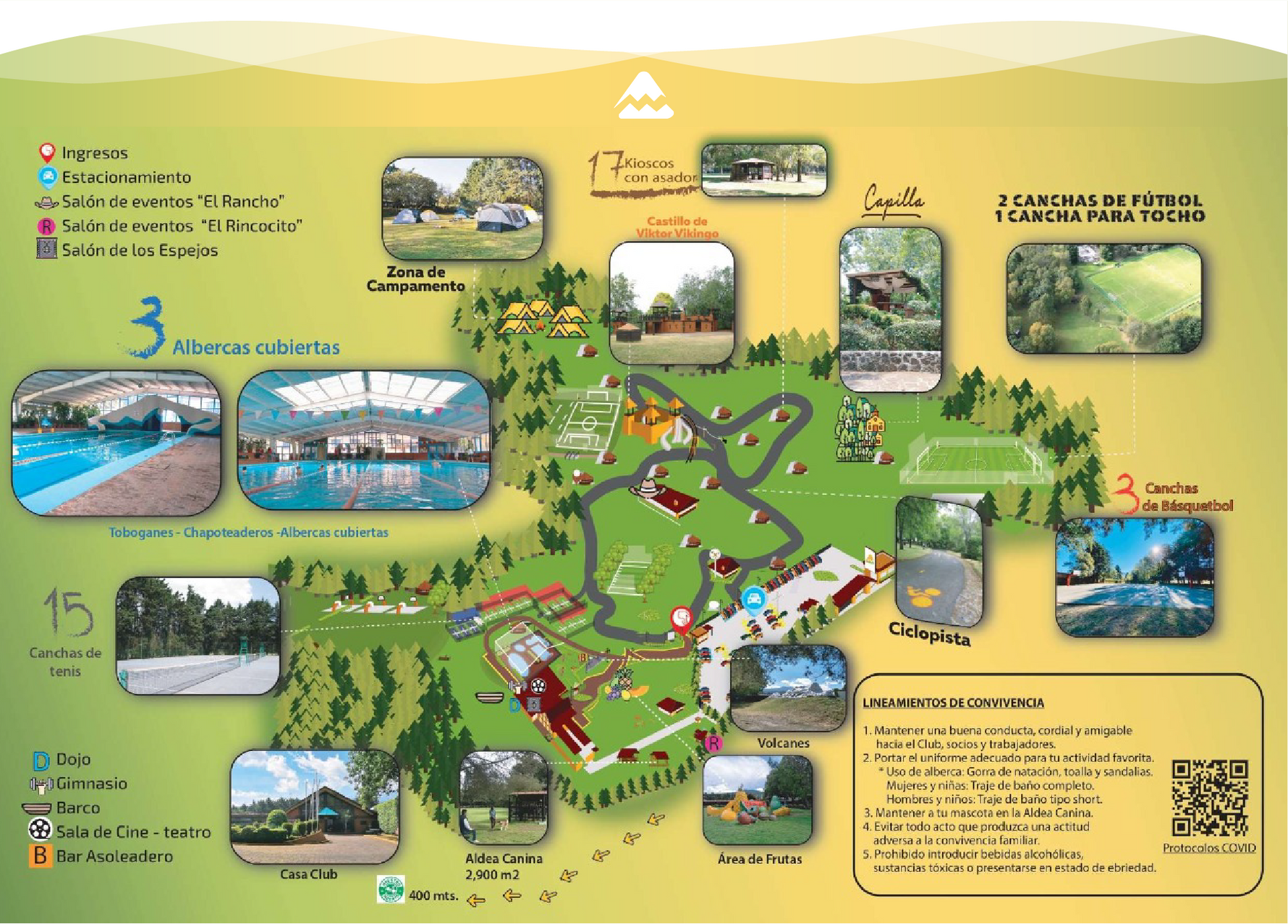 Mapa de Club Monte Sur
